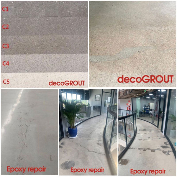 Deco Crete’s Repair Material For Polished Concrete